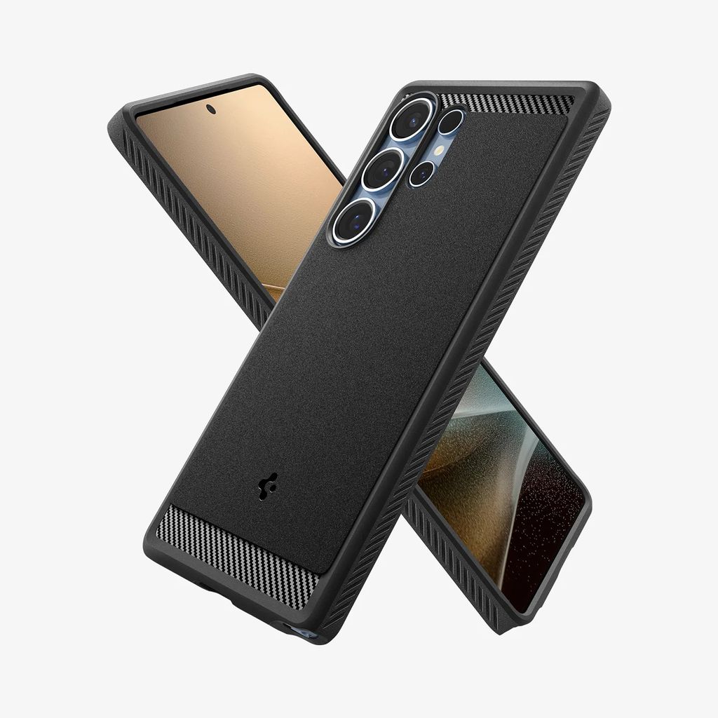 Spigen Samsung Galaxy S25 Ultra Rugged Armor MagFit Case - Matte Black | Spares.se